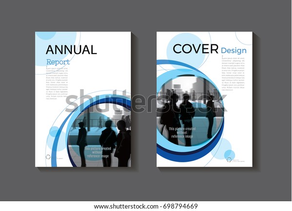 Blue Cover Design Modern Book Cover Stock Vector (Royalty Free ...