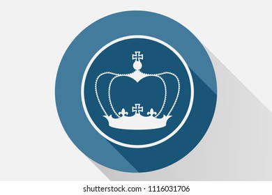 Blue Crown Icon Stock Vector (Royalty Free) 1116031706 | Shutterstock