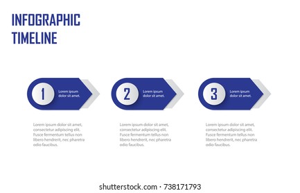 Blue Design Timeline Infographic Using Workflow: เวกเตอร์สต็อก (ปลอดค่า ...
