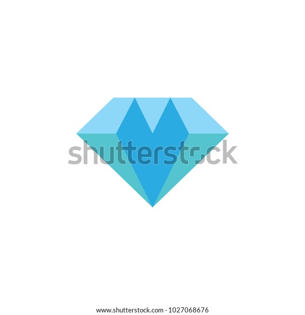 Blue Diamond Symbol Logo Vector Stock Vector (Royalty Free) 1027068676 ...