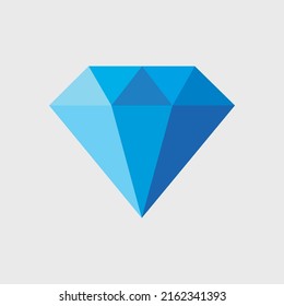 Blue Diamond Vector Illustration Diamond Logo Stock Vector (Royalty ...