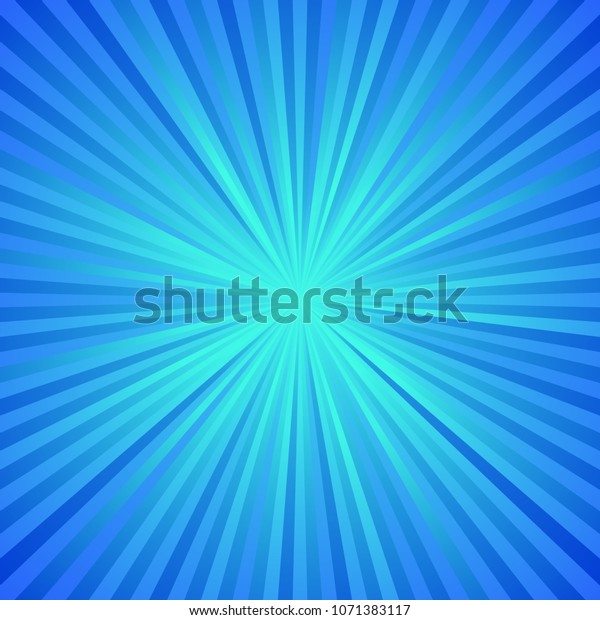 Blue Dynamic Ray Burst Background Abstract Stock Vector (Royalty Free ...