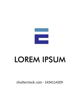 E1 Logo Design Vector Format Stock Vector (Royalty Free) 1744939532
