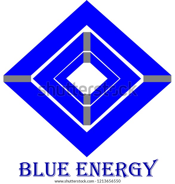Blue Energy Logo Template Stock Vector (Royalty Free) 1213656550 ...