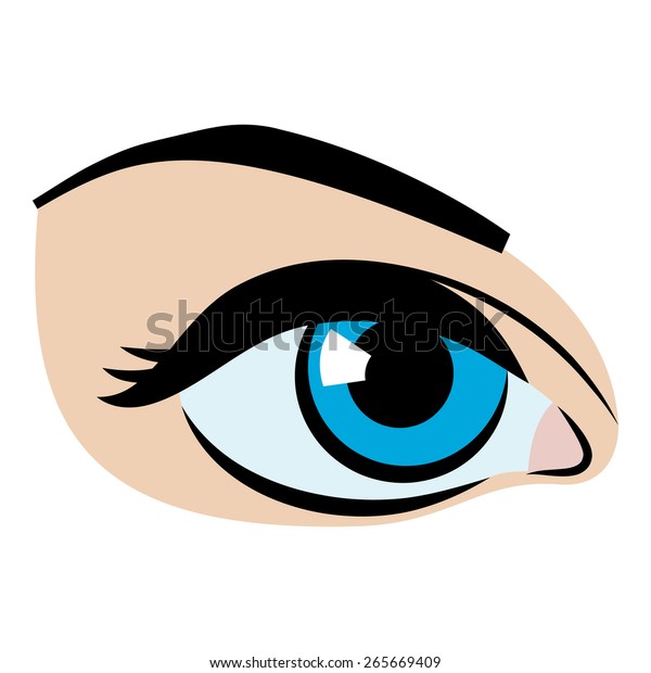 Cartoon Blue Eye
