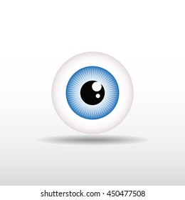 Blue Eye Icon Stock Vector (Royalty Free) 450477508 | Shutterstock