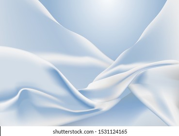 Blue Fabric Background Ads Light Blue Stock Vector (Royalty Free ...