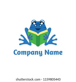 Blue Frog Logo Stock Vector (Royalty Free) 1159805443 | Shutterstock