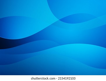 Blue Geometrical Monochromatic Background Minimal Style Stock Vector ...