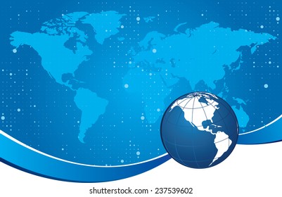 Global Network Lines Connection World Map Stock Vector (Royalty Free ...