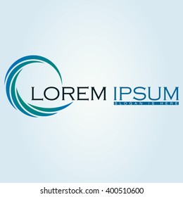 Blue Gradient Circle Logo Design Stock Vector (Royalty Free) 400510600 | Shutterstock