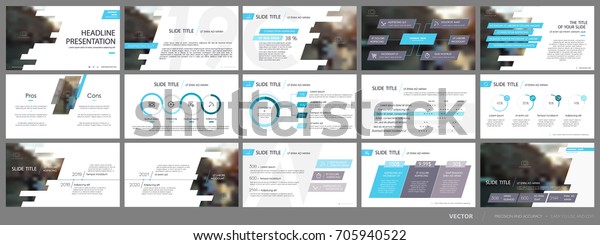 Image vectorielle de stock de Blue Gray Infographics Elements On White ...