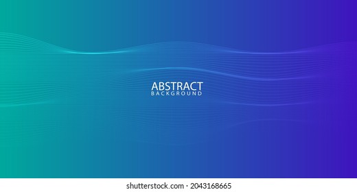 Blue Green Line Background Stock Vector (Royalty Free) 2043168665 ...