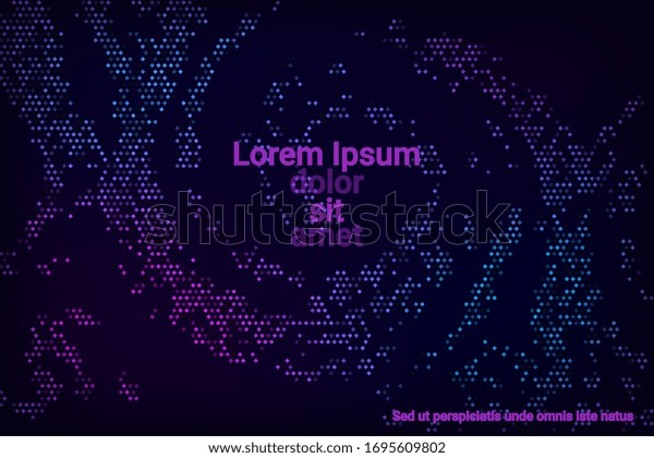 Blue Green Neon Texture Beautiful Style Stock Vector (Royalty Free ...