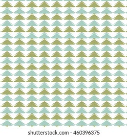 Blue Green Tribal Geometric Pattern Stock Vector (Royalty Free ...