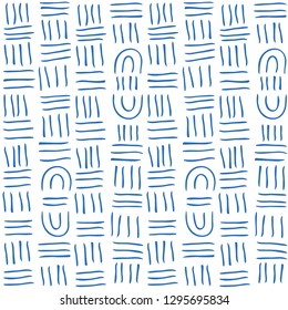 Blue Hatch Marks On White Background Stock Vector (Royalty Free ...
