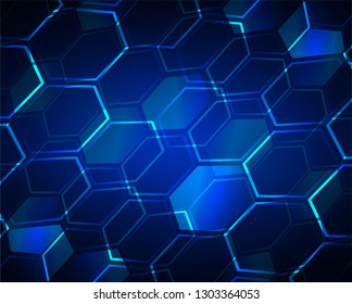 Binary Circuit Board Future Technology Blue Stock Vector (Royalty Free ...