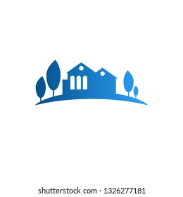 Blue House Logo Stock Vector (Royalty Free) 1326277181 | Shutterstock