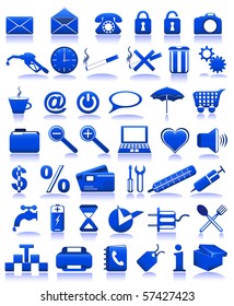 Ui General Icon Blue Version Stock Vector (Royalty Free) 1115673452 ...