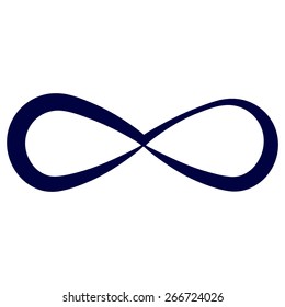Blue Infinity Symbol Vector Illustration Stock Vector (Royalty Free ...