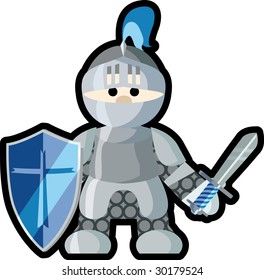 Blue Knight Stock Vector (Royalty Free) 30179524 | Shutterstock