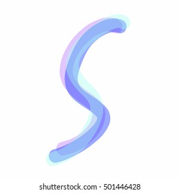 Blue Letter S Stock Vector (Royalty Free) 501446428 | Shutterstock