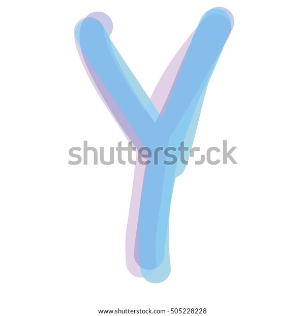 Blue Letter Y Stock Vector (Royalty Free) 505228228 | Shutterstock