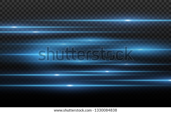 Blue Light Effect Abstract Laser Beams Stock Vector (Royalty Free ...