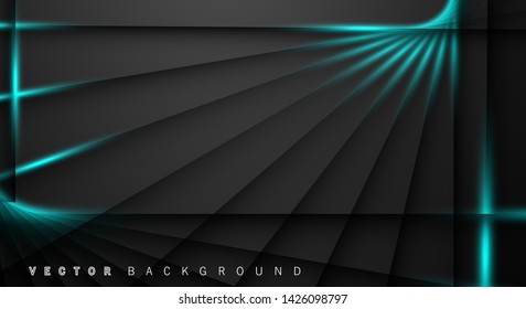 Blue Light Line Shadow Dark Grey Stock Vector (Royalty Free) 1426098797 ...