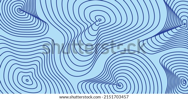 Blue Line Shape Background Vector Illustration: เวกเตอร์สต็อก (ปลอดค่า ...