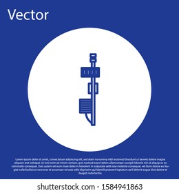 Blue Line Standalone Sensor Icon Isolated Stock Vector (Royalty Free ...