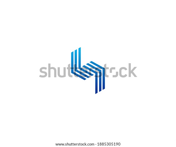 Blue Lines Icon Logo Design Template Stock Vector (Royalty Free ...