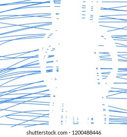Blue Lines On White Backround Rounded Stock Vector (Royalty Free ...