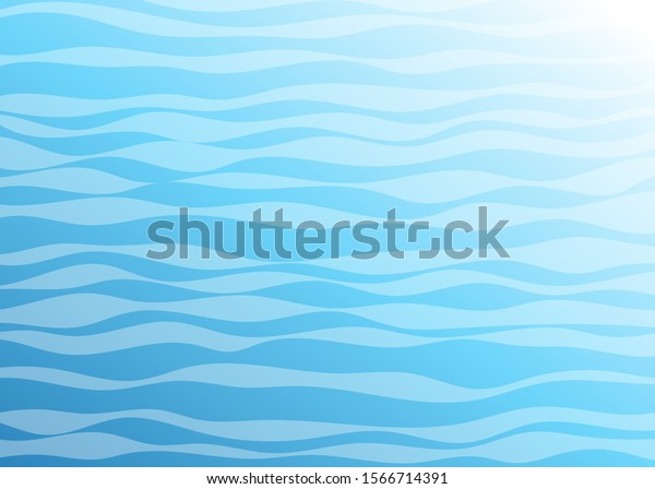 Blue Lines Water Ocean Wave Concept Stock Vector (Royalty Free ...