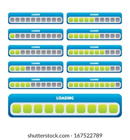 Loading Bar Progress Download Status Stock Vector (Royalty Free) 791861668