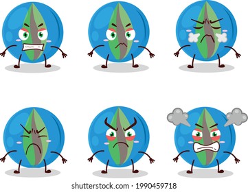 Blue Marbles Cartoon Character Various Angry Stock Vector (Royalty Free ...
