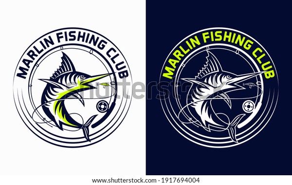 Blue Marlin Logo. Unique and fresh Blue marlin Vector logo template ...