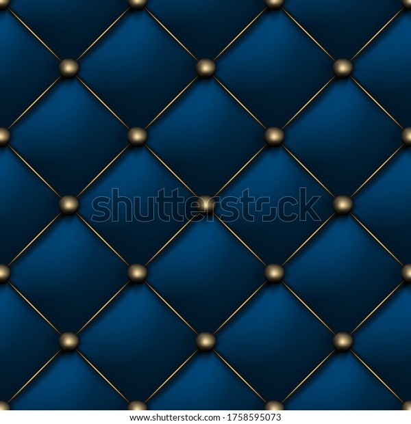 Blue Matte Leather Texture Seamless Pattern Stock Vector (Royalty Free ...