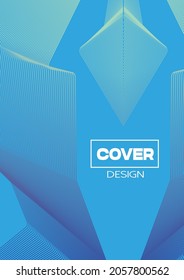 Blue Minimal Dynamic Poster Template Vector Stock Vector (Royalty Free ...