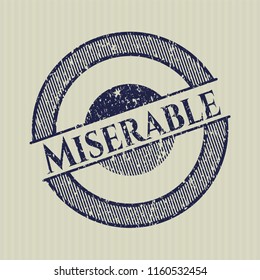 Blue Miserable Distressed Rubber Seal Texture Stock Vector (Royalty ...