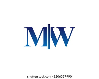 Blue Monogram Logo Letter Nw Sliced: เวกเตอร์สต็อก (ปลอดค่าลิขสิทธิ์ ...