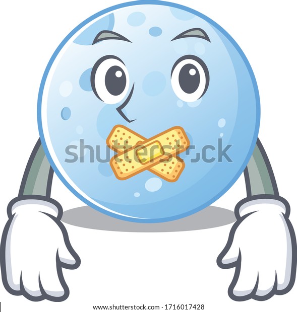 Blue Moon Cartoon Character Style Mysterious Stock Vector (Royalty Free ...