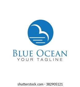 Blue Ocean Logo Stock Vector (Royalty Free) 382905121 | Shutterstock