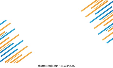 Blue Orange Lines On White Vector Stock Vector (Royalty Free ...