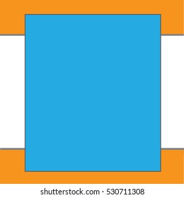 Blue Orange Web Template Stock Vector (Royalty Free) 530711308 ...