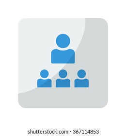 Organization Chart Vector Icon Company Structure: เวกเตอร์สต็อก (ปลอด ...
