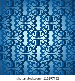 Blue Ornament Stock Vector (Royalty Free) 118297732 | Shutterstock
