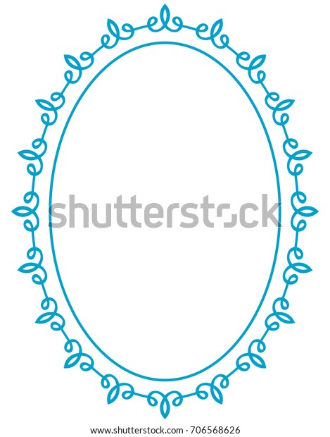 598 Oval Photo Frame Border Passe Partout Vector Images, Stock Photos ...