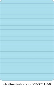 Blue Page Lined Rounded Corners Background Stock Vector (Royalty Free ...