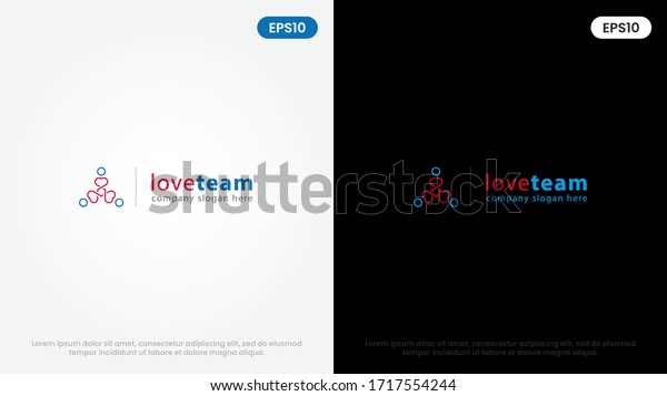 Blue Partner Network Logo Design Template Stock Vector (Royalty Free ...